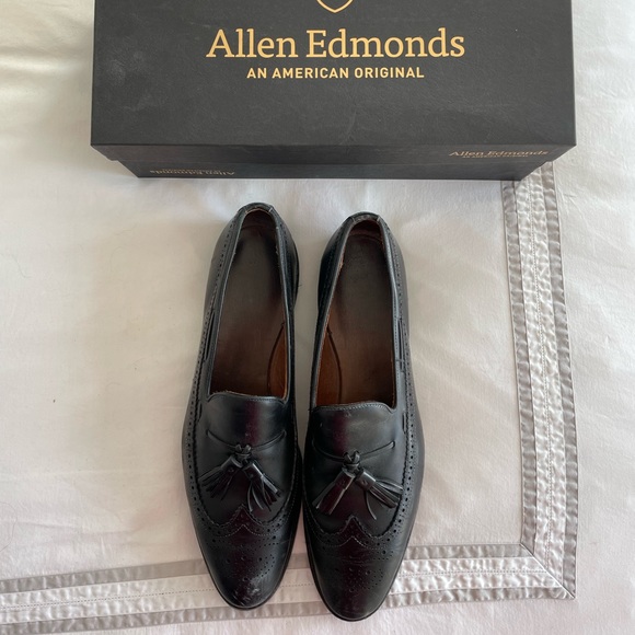 Allen Edmonds | Shoes | Allen Edmonds Black Westchester Size 3b Loafers ...